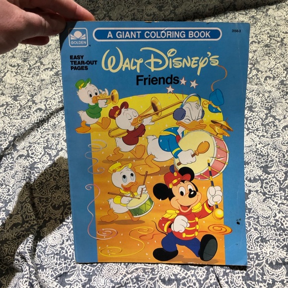 Disney | Other | Vintage Disney Golden Coloring Book Mickey Mouse ...
